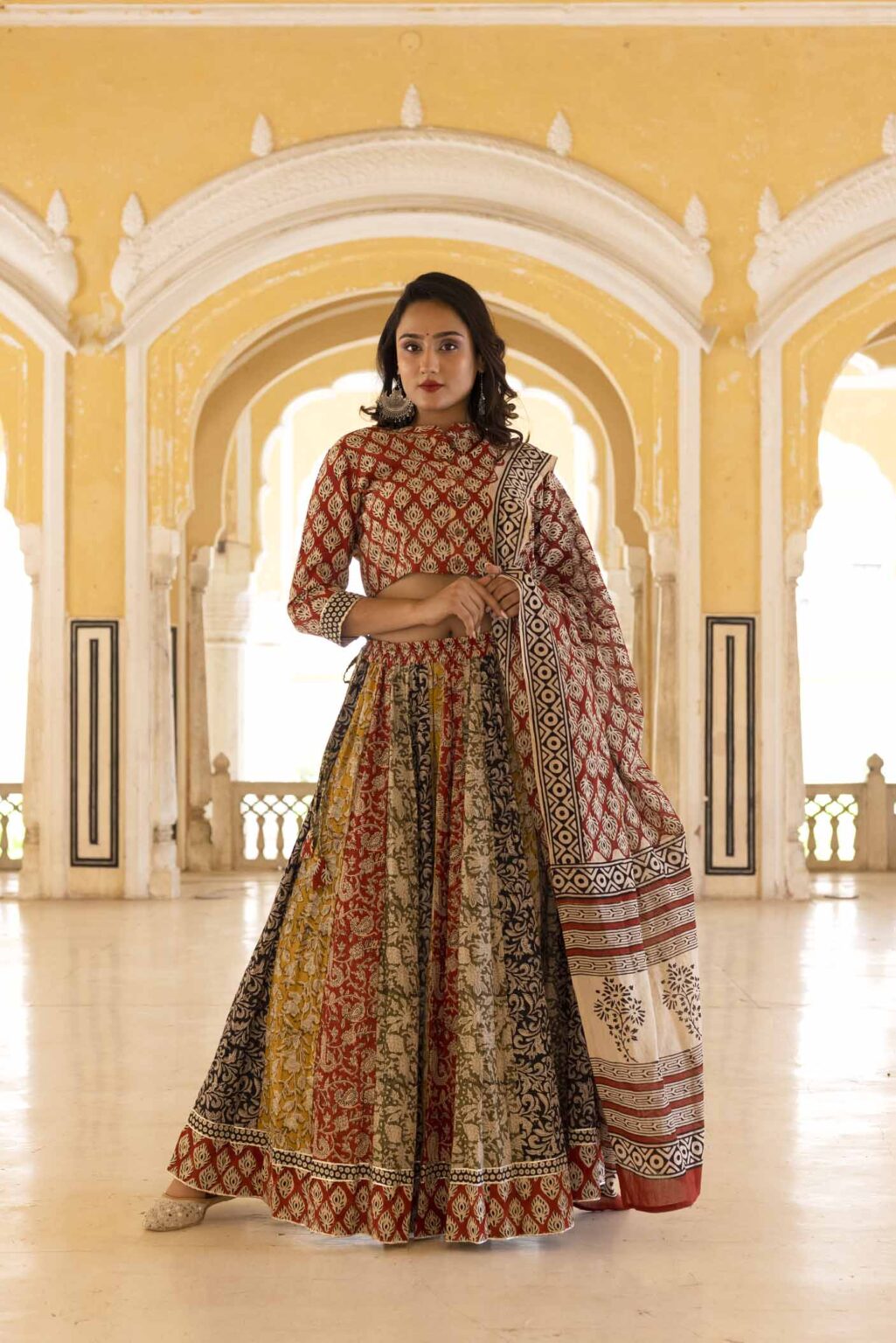 Block Print Lehenga Choli Collection | Upto 34% OFF | Raworiya